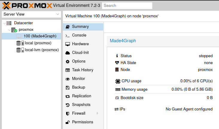 Proxmox Made4Graph | Wiki Made4it